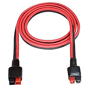 HCFeng 14AWG Double-Ended 45A an-der-Son Solar Charge Extension Cable 45A Battery Adapter Compatible with GZ/Yeti/G500 /Renogy/Boulder 200 Solar Panels Generator Power Inverter [3.3ft/1M]