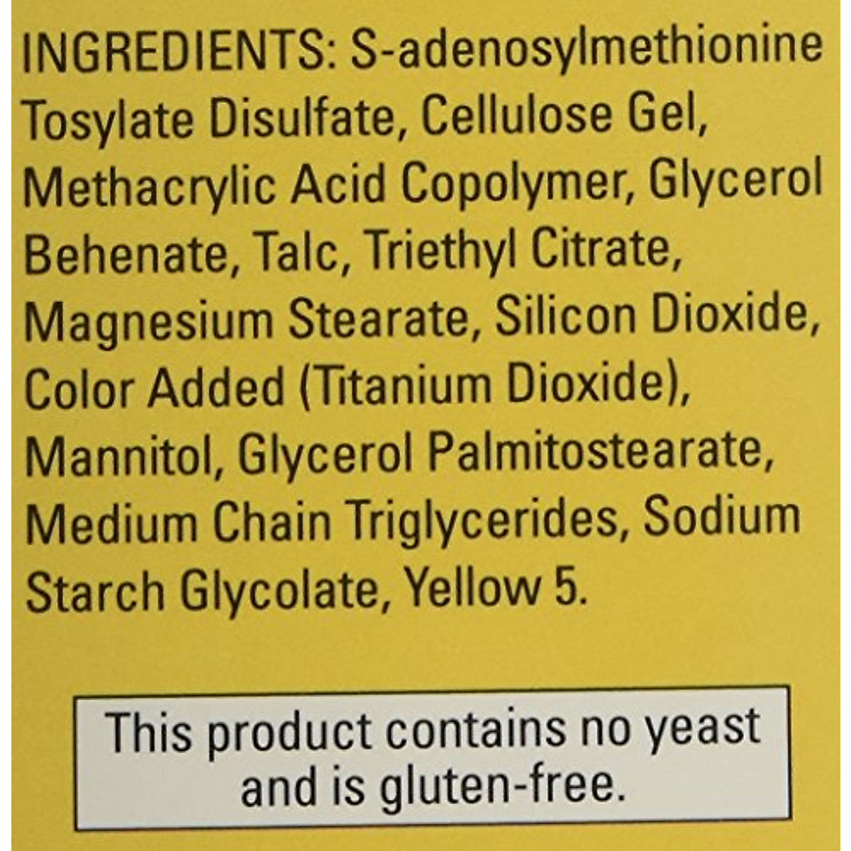 Nature Made SAM-e Complete 400 mg - 2 Boxes, 60 Enteric Tablets Each