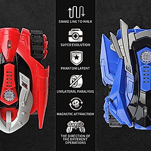 2.4g Infrared Double Entertainment Multi Player Rc Car with Crawling Toy A Sensory Interactive Gaming Blue Girls Plastic Storage