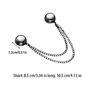Pants Edges Fixing Clip Buckle Closure Device, Pants and T-Shirt Hem Shortened Artifact Magnetic Suction Seamless Buckle (Gray)