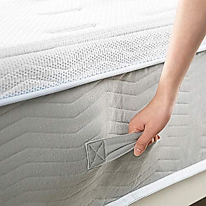 Mellow 14 Inch Olaf Gel Memory Foam Mattress with Cooling Fabric, Made in USA, CertiPUR-US Certified Foams, Oeko-TEX Certified Eco Cover, Quilted Comfort Top, Twin