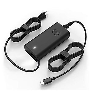 65W AC Adapter Charger for Dell Laptop Charger USB C: Dell Latitude 5520 5530 5540 7420 Chromebook XPS Inspiron 14 16 7620 Dell Power Cord Type C