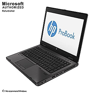 HP ProBook 6470B 14in HD Notebook High Performance Business Laptop Computer, Intel i5-3210M up to 3.1GHz, 8GB RAM, 128GB SSD, DVD, WiFi, Windows 10 Pro 64 Bit (Renewed)