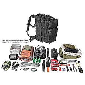 Exos Bravo Tactical Assault Hiking Camping Backpack Rucksack Bug Out Bag Daypack MOLLE Equipped Hydration Pack Compatible