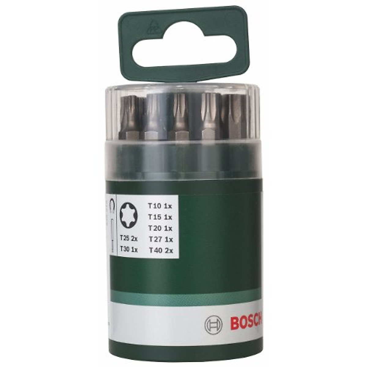 Bosch 2609255976 25mm Torx Screwdriver Bit Box including Universal Holder in Standard Quality (10 Pieces)