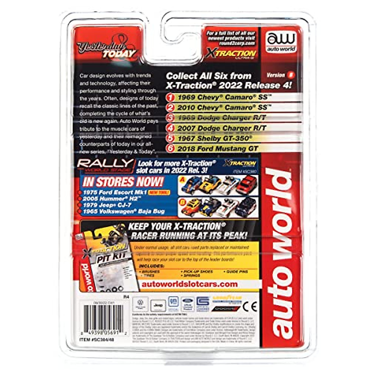 Auto World Xtraction 2010 Chevrolet Camaro (Garnet Red) HO Scale Slot Car