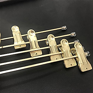 30Pack Koobay 13.7" Gold Shiny Metal Heavy Duty Clips Pants Hangers Trousers with Swivel Hook