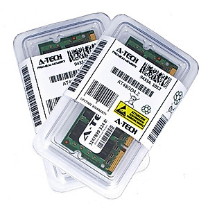 A-Tech 2GB Kit (2X 1GB) DDR2 533MHz PC2-4200 200-pin SODIMM Laptop Notebook Computer Memory RAM Modules