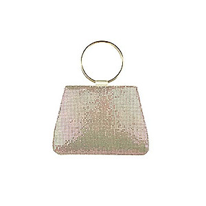 Olivia Miller Women's Rhinestone Crystal Bling Evening Sparkle Prom Formal Bag