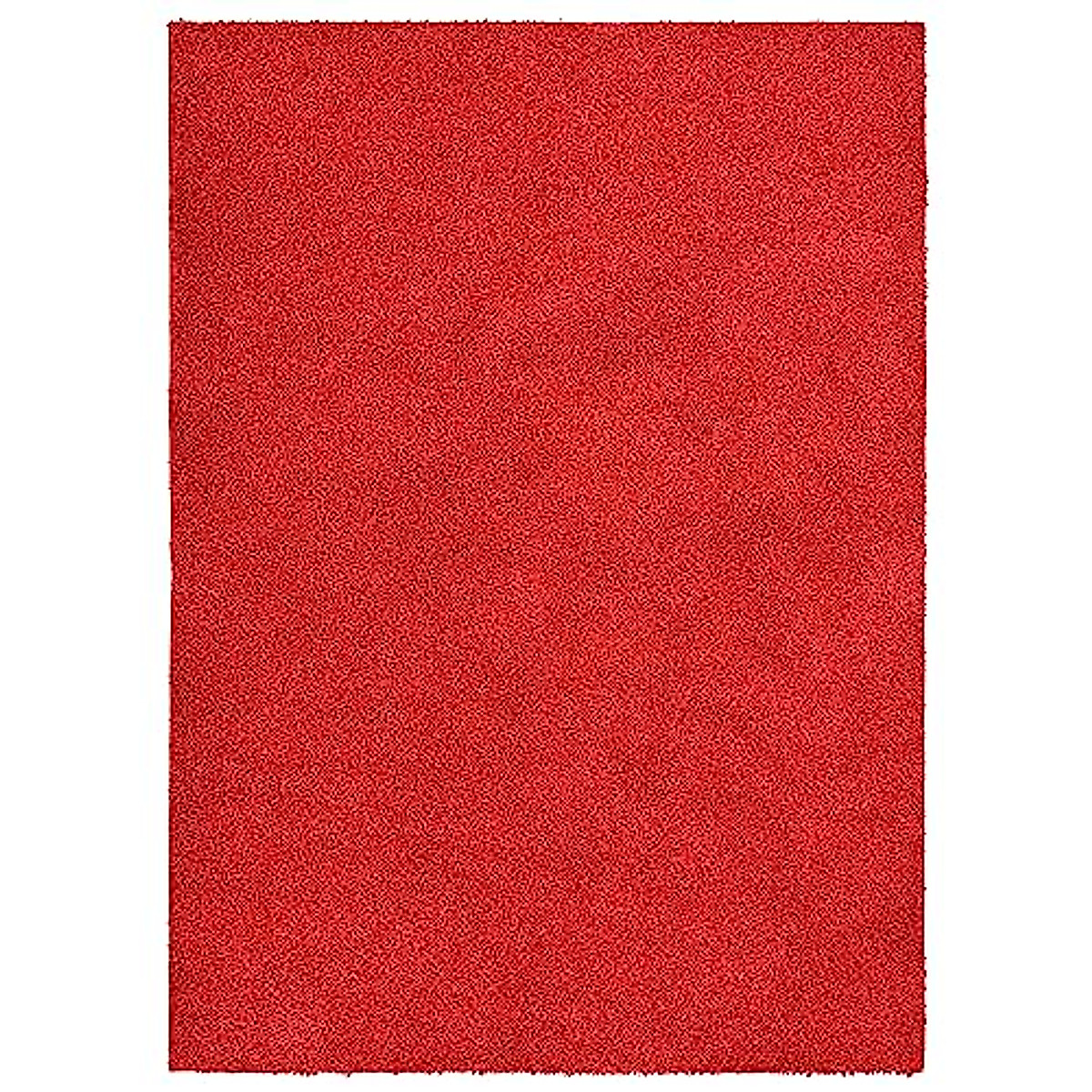 Garland Rug Skyline Shag 5 Ft. x 7 Ft. Area Rug Chili Red