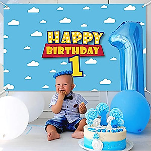 Cartoon Story Backdrop Birthday Party Supplies & 3 Pack Cartoon Story Birthday Tablecloth