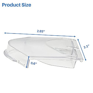 Blender 72 oz Pitcher Pour Spout Cover Flap Lid Jar Top Replacement Part Compatible with Ninja 1200 1300 1500 Watt BL500 BL550 BL500C BL610 BL642 BL660 BL700 BL740 BL770 BL772 BL780 NJ600 NJ600C