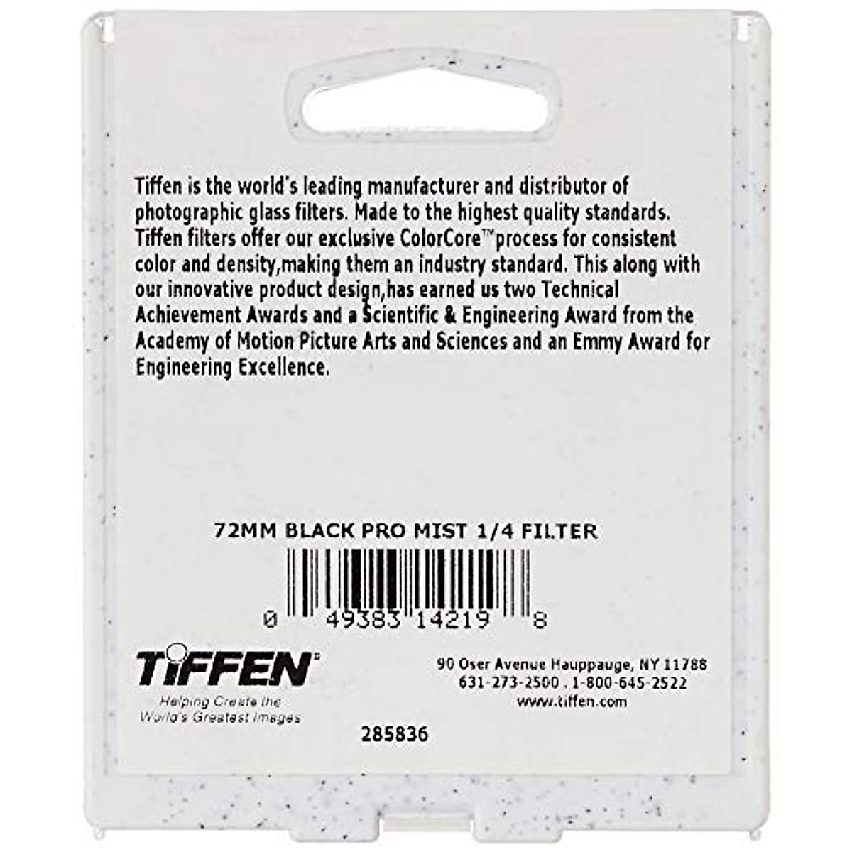 Tiffen 72BPM14 72mm Black Pro-Mist 1/4 Diffusion Camera Filter