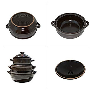 OnggiJonggi Korean Earthenware Clay Hot Pot (1400ml)