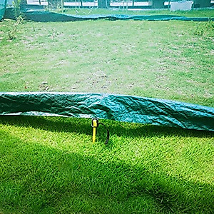 GRASOLAR Garden Pond Cover Pool Cover Protector with Net Tent Dome Net 10x8 Ft Net Prevent Fallen Leaves, Green…