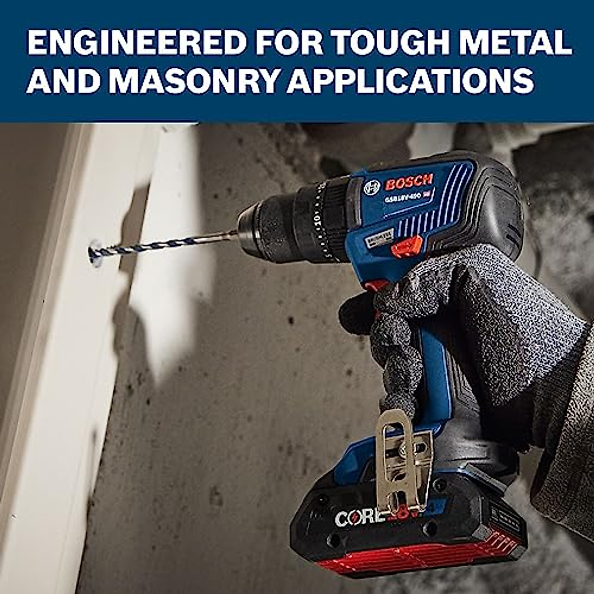 BOSCH GXL18V-901B25 18V 9-Tool Combo Kit 2-In-1 Bit/Socket Impact Driver, Hammer Drill/Driver, Recip Saw, Circ Saw, Oscillating Tool, Angle Grinder, Vacuum, Worklight, (2) CORE18V 4 Ah Batteries