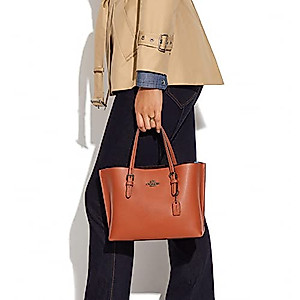 Coach Leather Mollie Tote 25, Sunset