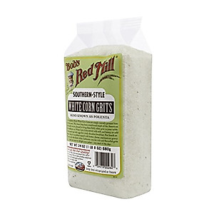 Bob's Red Mill White Corn Grits/Polenta, 24 Ounce, Pack of 1