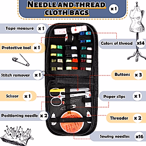 Handle Mini Sewing Machine Portable Hand Held Sewing Device Electric Mobile Knitting Machine with Sewing Kit Quick Stitch Tool Craft Supplies for Beginners Adults DIY Craft Clothes Fabric Stitching