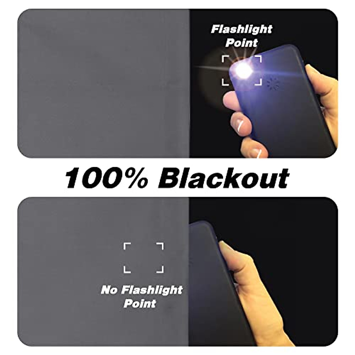 Valea Home Blackout Tiers Curtain for Small Window Rod Pocket Kitchen Curtains Room Darkening Short Curtains for Bedroom, Grey, 30 inch x 24 inch, 2 Panels