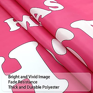 Seekamit His Homie Was Hotter Flag Pink Funny College Dorm Flags for Girls Cool Girl Flags for Bedroom Room Wall Meme Flags Banner 3x5Ft Indoor Outdoor Garden