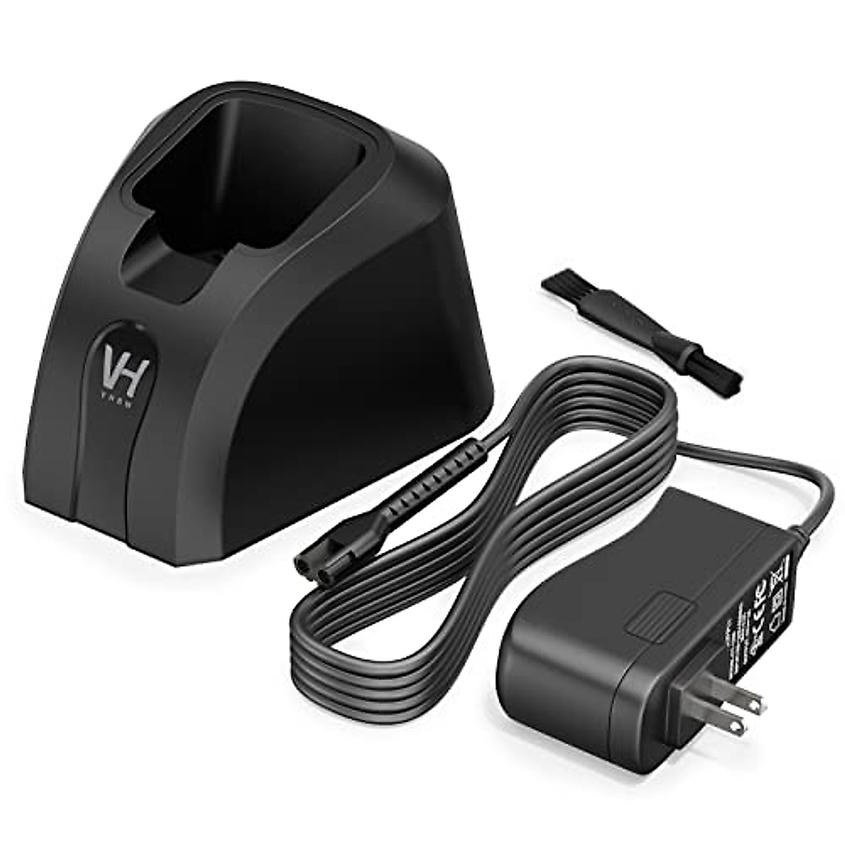 VHBW for Wahl Charging Stand 3801 with AC Adapter, Replacement Wahl Magic Clip Cordless Charger Stand for Wahl Magic Clip 8148/8481/8591/81919/8509/8504-400/8504