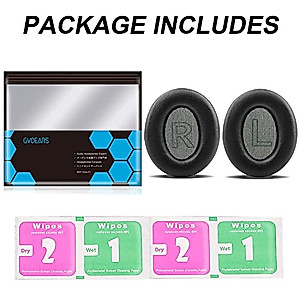 Q20 Headphones Ear Pads for Anker Soundcore, Life Q20 Replacement Earpads Ear Cushions with Protein Leather Skin and Memory Foam