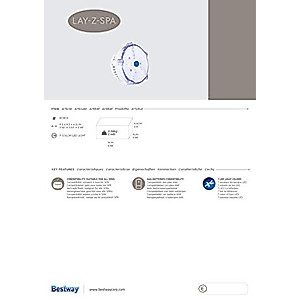 Lay-Z-Spa LED Light Accessory for Hot Tubs, 7 Colour Underwater Light (2 Modes)
