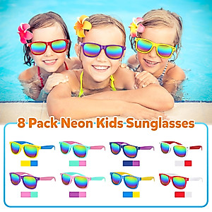Mocoosy Beach Party Favors for Kids, 40 Pack Pool Party Favors Summer Water Toys Goody Bag Stuffers Including Beach Balls, Bubble Wands, Sunglasses Bulk for Birthday Party Supplies Outdoor Fun Play