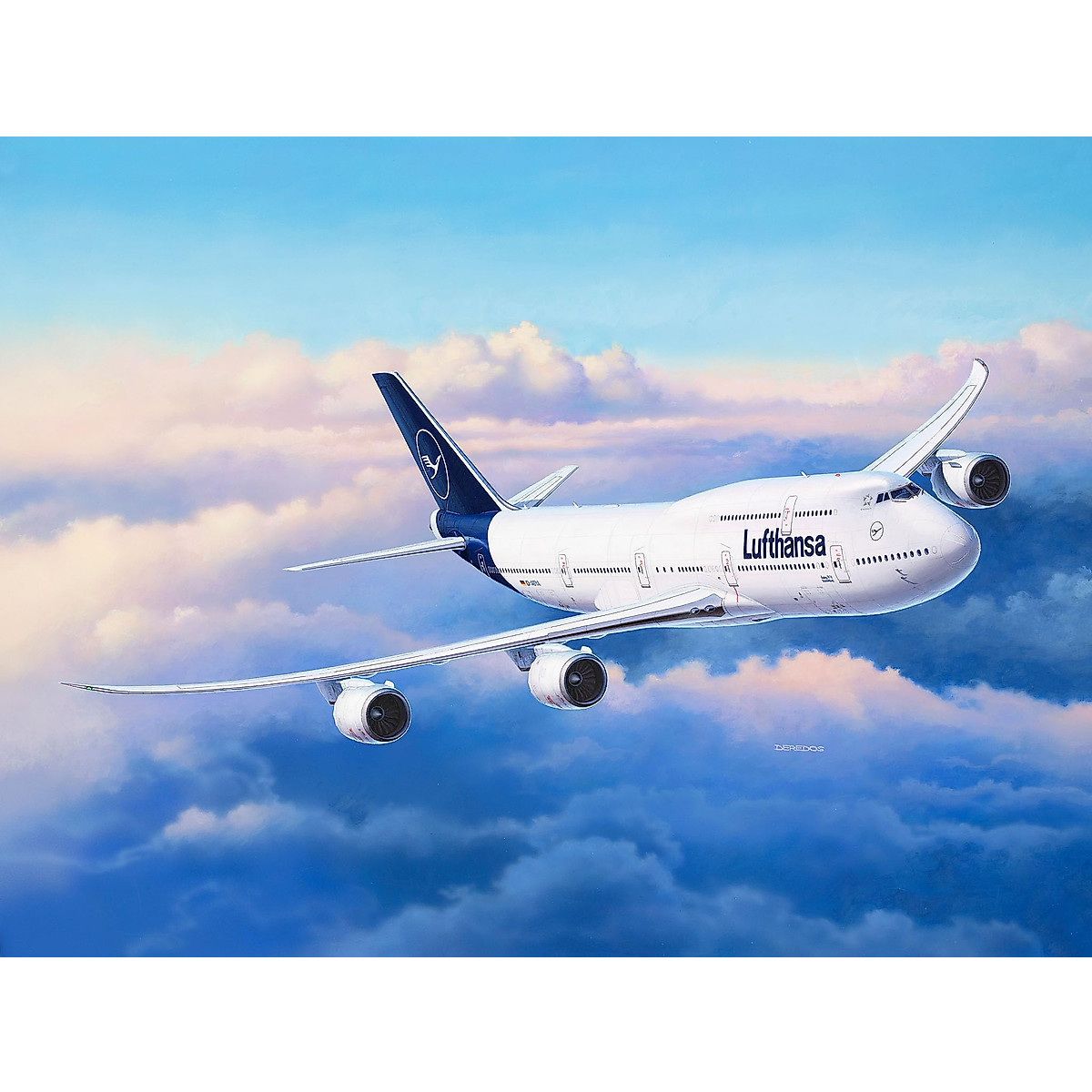 Revell 03891, Boeing 747-8 Lufthansa New Livery, 1:144 Plastic Scale Model