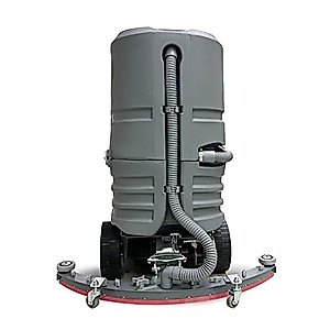 Emotor Commercial Riding Floor Scrubber Machine, Automatic Battery-Powered Industrial Ride-on Floor Cleaning Equipment, 21" Brush with 21 Gallon Tank High Efficiency