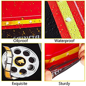 Movie Night Table Covers Waterproof Oil Proof Spill Proof Table Cloth Wipe Clean Table Cover Theme Rectangular Tablecloth for Party Decorations Movie Night Tableware, 51 x 87 Inch (1)