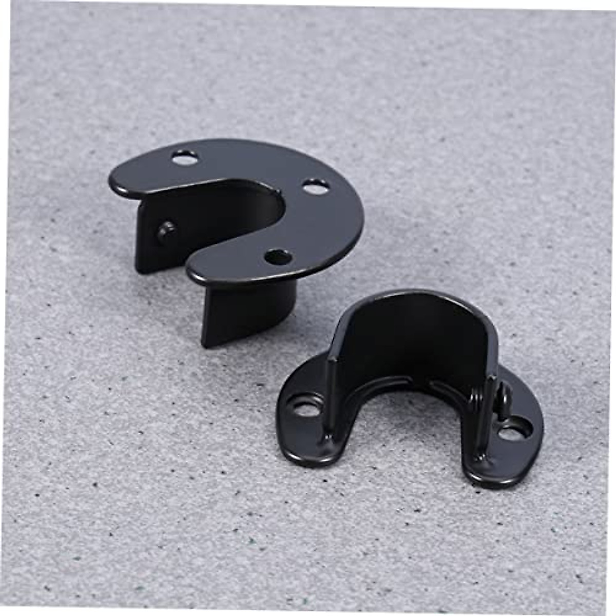 Cabilock 8pcs Curtain Rods Holders Shower Curtain Holders Shower Rod Holder Rod End Supports Metal Rod Socket Closet Rod Holder Stainless Steel Clothline Pole Pedestals Cloth Rod Holder