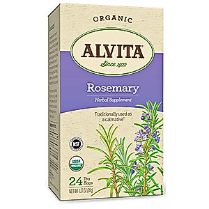 Alvita Organic Rosemary Herbal Tea Bags, 24 Count
