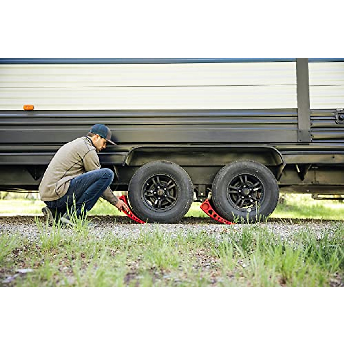 ANDERSEN HITCHES | RV Accessories | 2-Pack Camper Leveler System Must Have RV | Camping Travel Easy Storage Jack Stabilizer Block | Levelers Blocks for Campers and Fifth Wheels | 3604