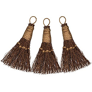 Cinnamon Broom 6" - Cinnamon Broomstick Scented 3 Pack -Mini Broom - Witches Broom Decor for Halloween - Cinnamon Broomstick - Mini Broomstick