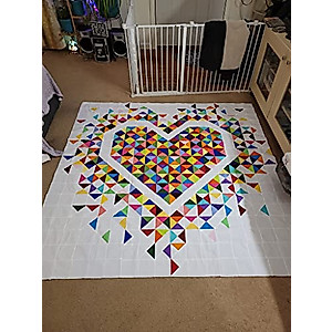 200 PCS 4" x 4" Solid Color Precut 100% Cotton Fabric Squares Fabric Bundles for Sewing & Quilting