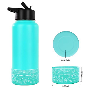 Hank Leandro Upgraded Protective Silicone Boot for 32-40oz Water Bottle,BPA-Free Safe Anti-Slip Bottom Sleeve Cover