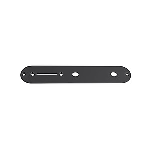 Rubatone Guitar Control Plate for Fender Tele Telecaster Squier Style Electric Guitar Metal Black 34.2mm Width.