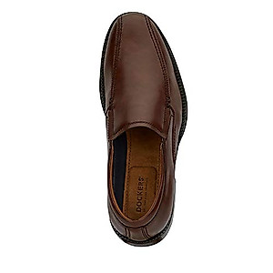Dockers Mens Greer Dress Run Off Loafer Shoe, Brown, 13 W