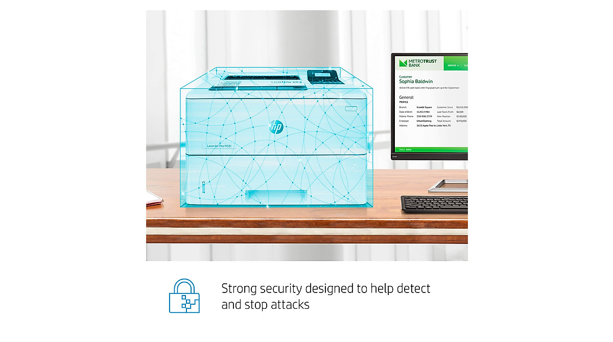 HP LaserJet Pro M501dn: Fast Monochrome Business Printer