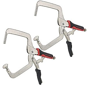 Monster & Master Pocket Hole Clamp, Right Angle Clamp For Woodworking and Pocket Hole Joinery, 11 inch, 2 Pack, MM-WWC-003x2.