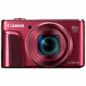 Canon PowerShot SX720 HS Digital Camera (Red) (Renewed)