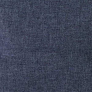 Sweet Home Collection Chair Cushion Memory Foam Pads Tufted Slip Non Skid Rubber Back U-Shaped 17" x 16" Seat Cover, 2 Count (Pack of 1), Denim Blue