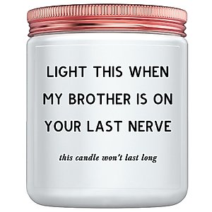 Funny Sister in Law Gifts for Best Sister-in-Law Birthday Gift Ideas - Mother's Day Christmas Wedding Gifts for Future Sister-in-Law Lavender Candle