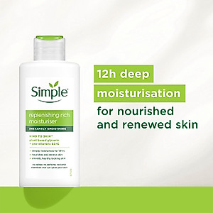 6 x Simple Kind to Skin Replenishing Rich Moisturiser 125ml