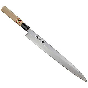 Sakai Takayuki Japanese Knife Kasumitogi Yasuki White Steel 06005 300mm Sashimi knife