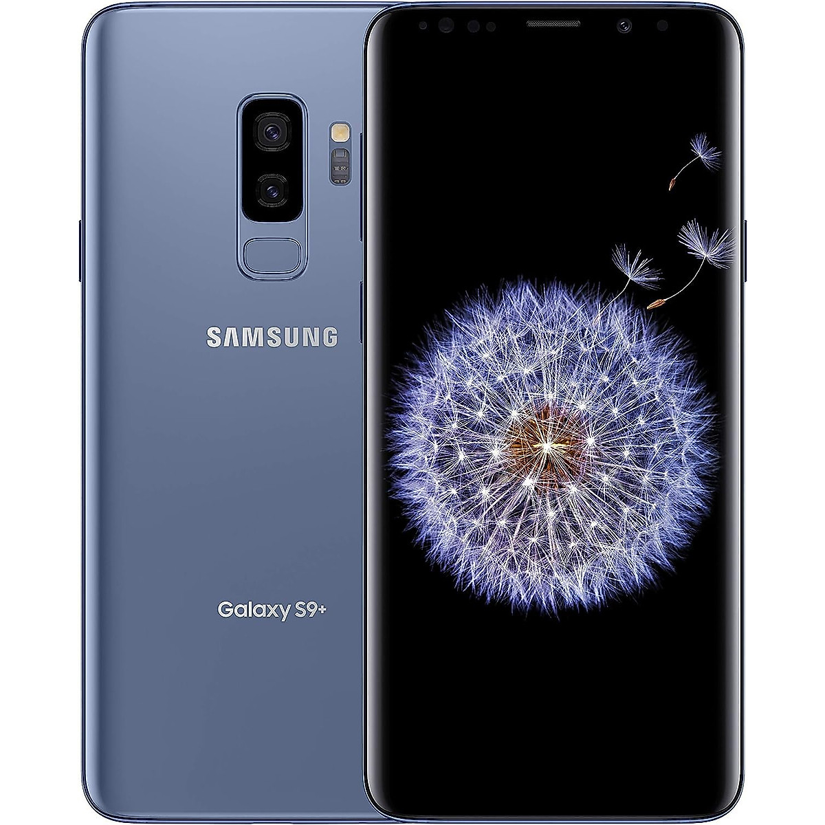 SAMSUNG Galaxy | S9 + Plus | G965U | 64GB | Fully Unlocked | (Coral Blue) (Renewed)