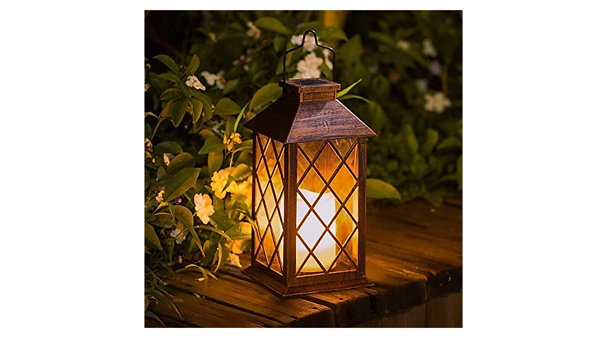 TAKE ME Garden Solar Lights - Decorative Candle & Leaf Lanterns