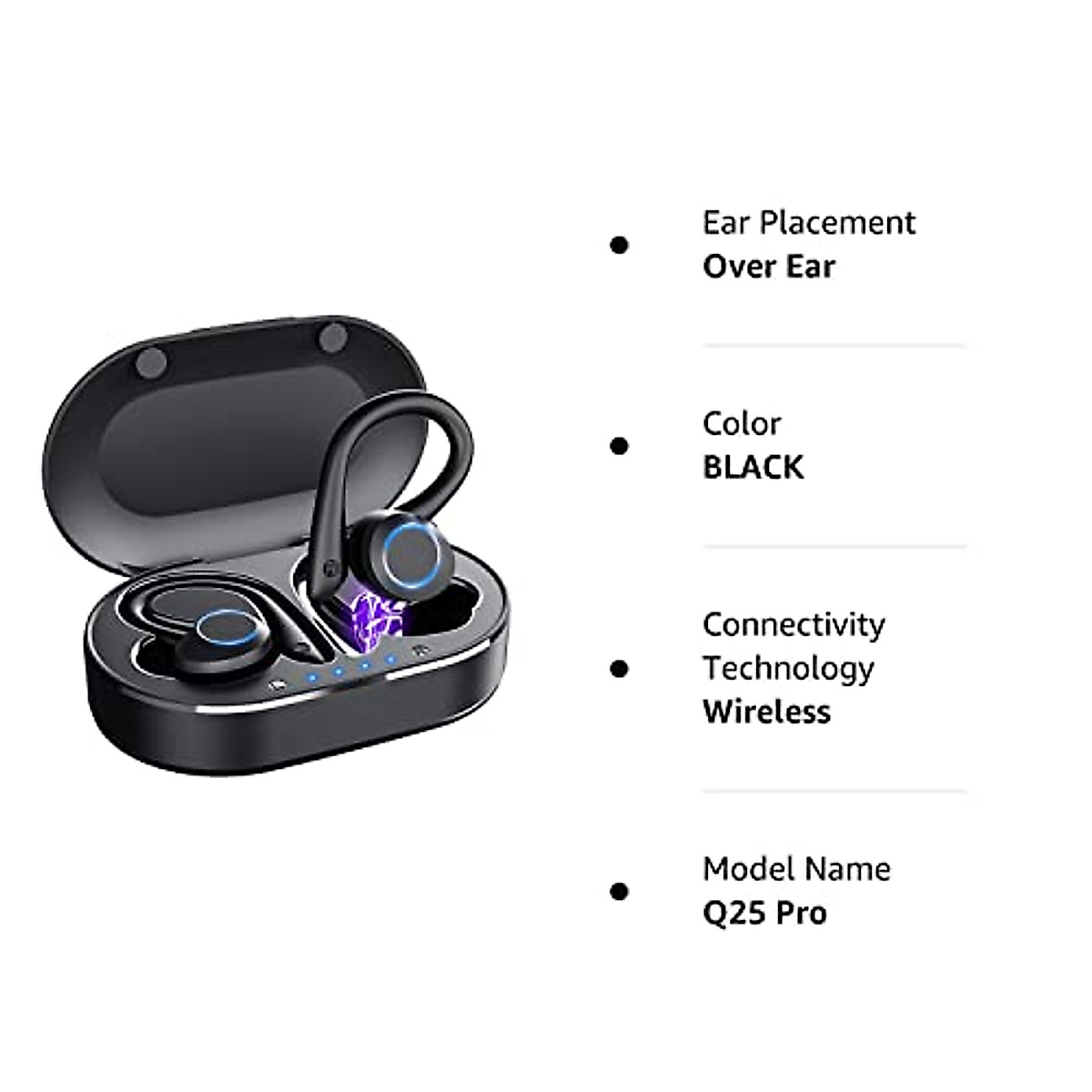 EUQQ Wireless Earbuds Bluetooth 5.3 Headphones for Sports 50Hrs Playtime HiFi Stereo Earphones Noise Cancelling Bluetooth Wireless Ear Buds with Mic for Running audifonos Bluetooth inalambricos